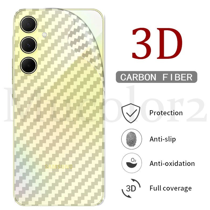 Carbon Fiber Back Protector Film For Samsung ss Galaxy A56 A36 A26 A16 A06 A55 A54 A53 A52 A52s ...
