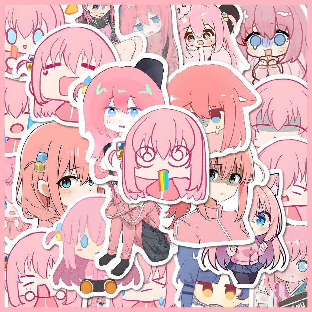Stickers Bocchi the rock (110 Sheets) Goto Hitori ins Cute Q Version ...
