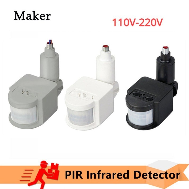 LED Light Motion Sensor Switch Adjustable 12V 24V 110V 220V Automatic ...