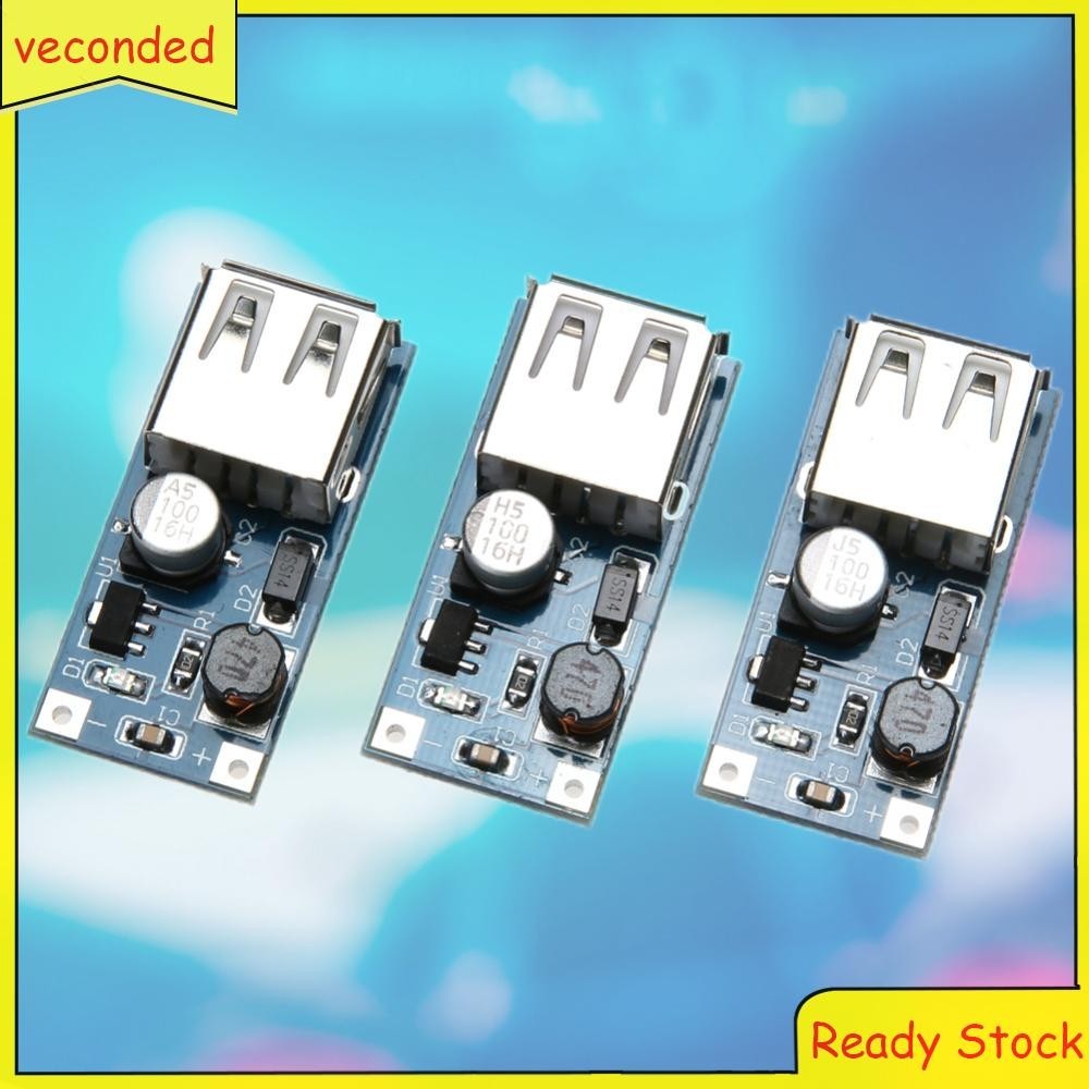 3pc DC Step-up Boost Module USB Power Boost Circuit Board 0.9V 5V to 5V ...