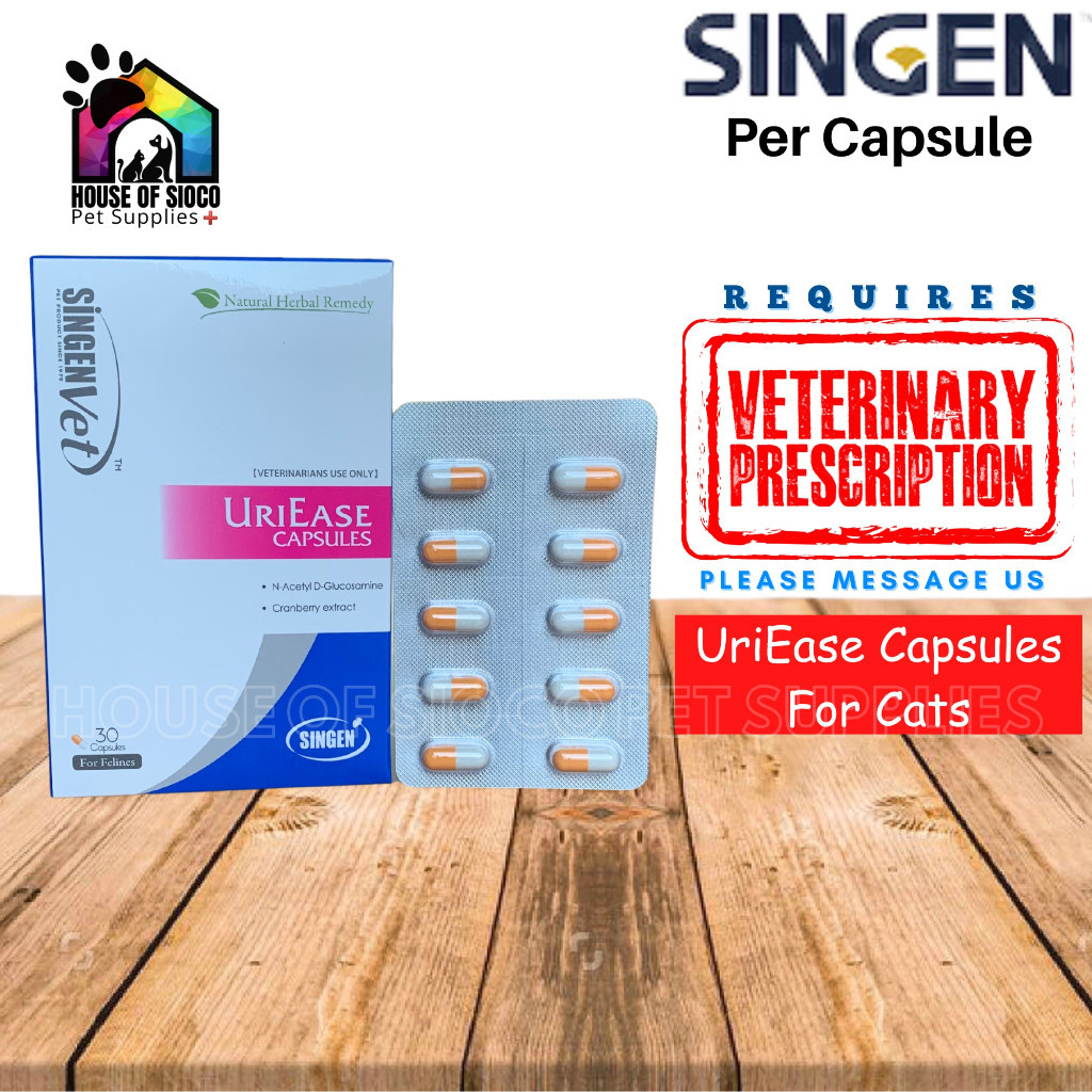 Singen UriEase Capsule For Cats Per Capsule (PRESCRIPTION REQUIRED ...
