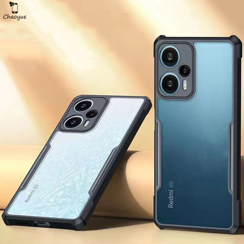 Acrylic Transparent Armor Anti Drop Phone Case For Redmi 14C 13 13C 12 ...