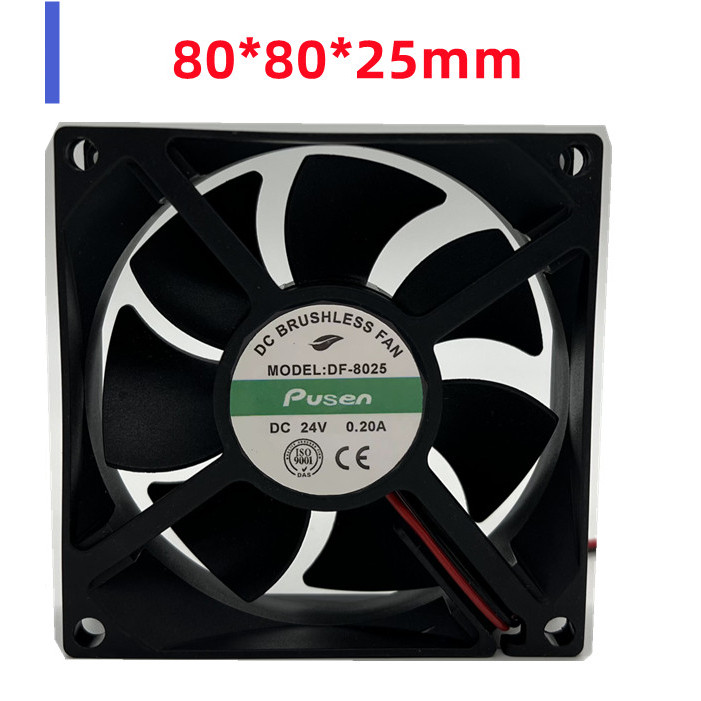 DF8025 DC24V 0.20A 12V 48V 8025 DC Fan 80x25mm Power Cooling Fan ...