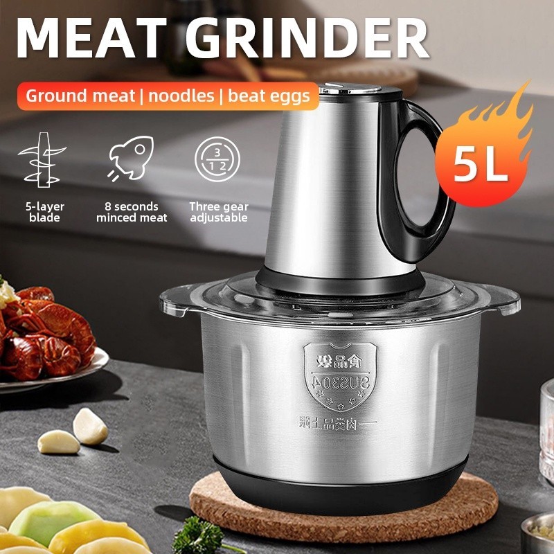 Meat Grinder 5L Capacity Fast Meat Grinder Electric Meat Grinder Mincer ...