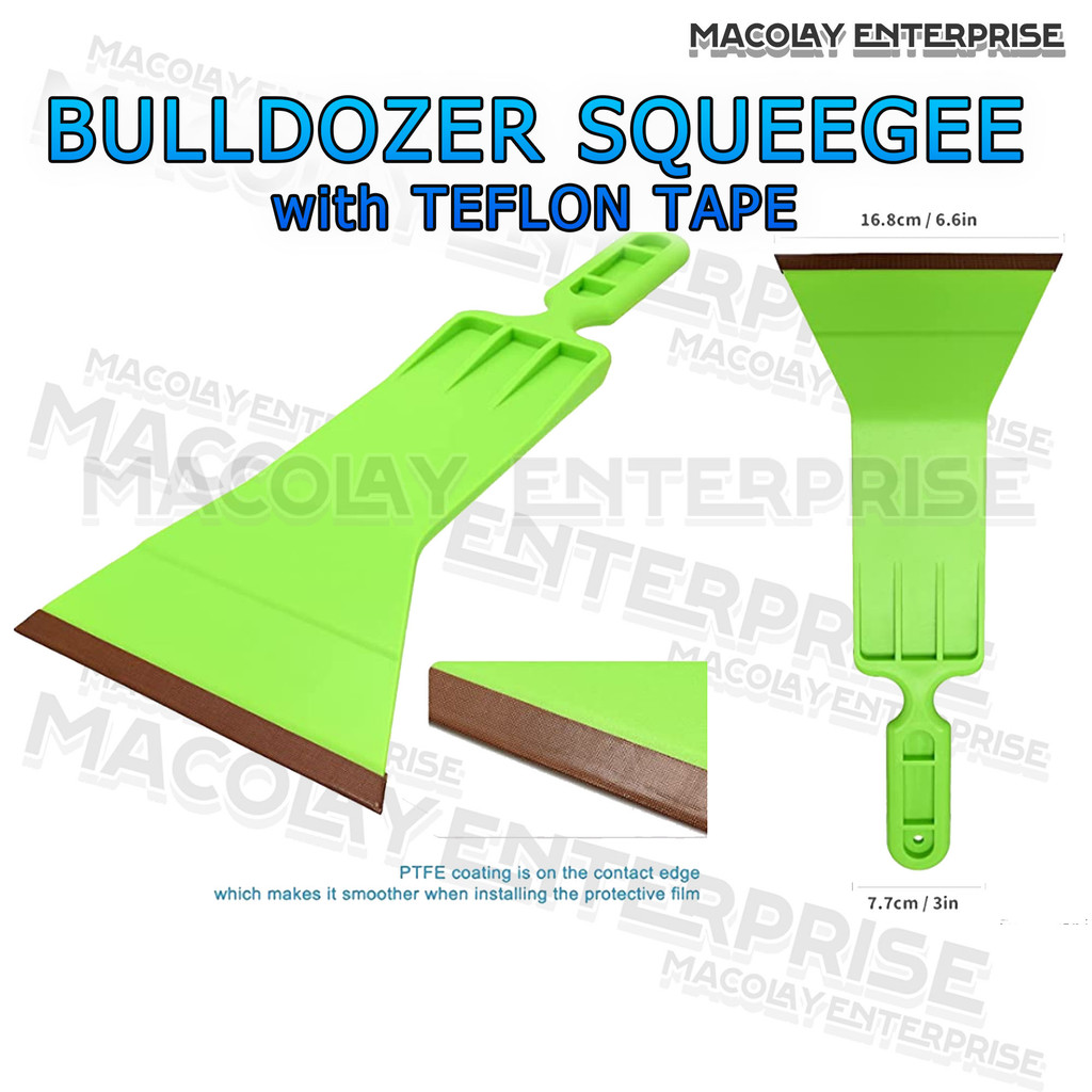 WR-65 Bulldozer Squeegee with PTFE Teflon Coated Tape for CAR Window Tint Film Installing ...