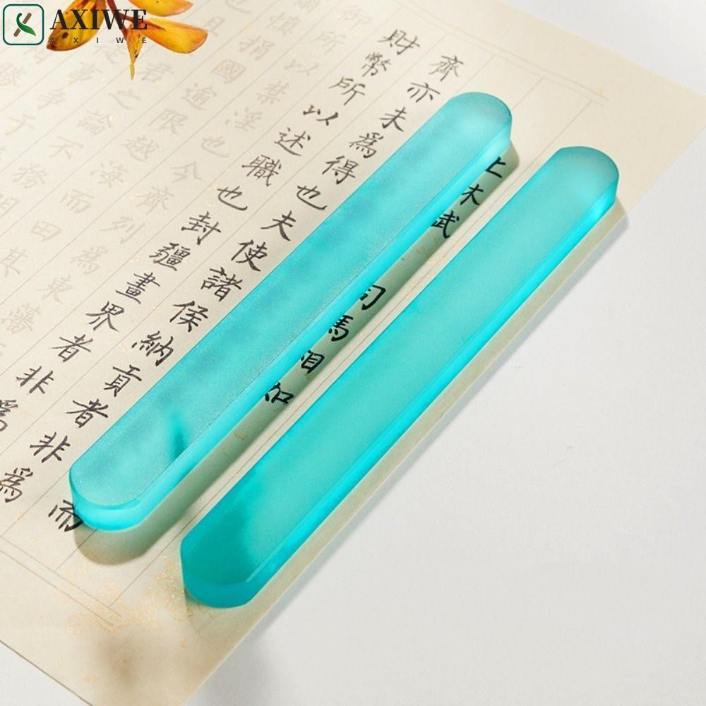 AXIWE Coloured Glaze Paperweight, Chinese Professional Calligraphy ...