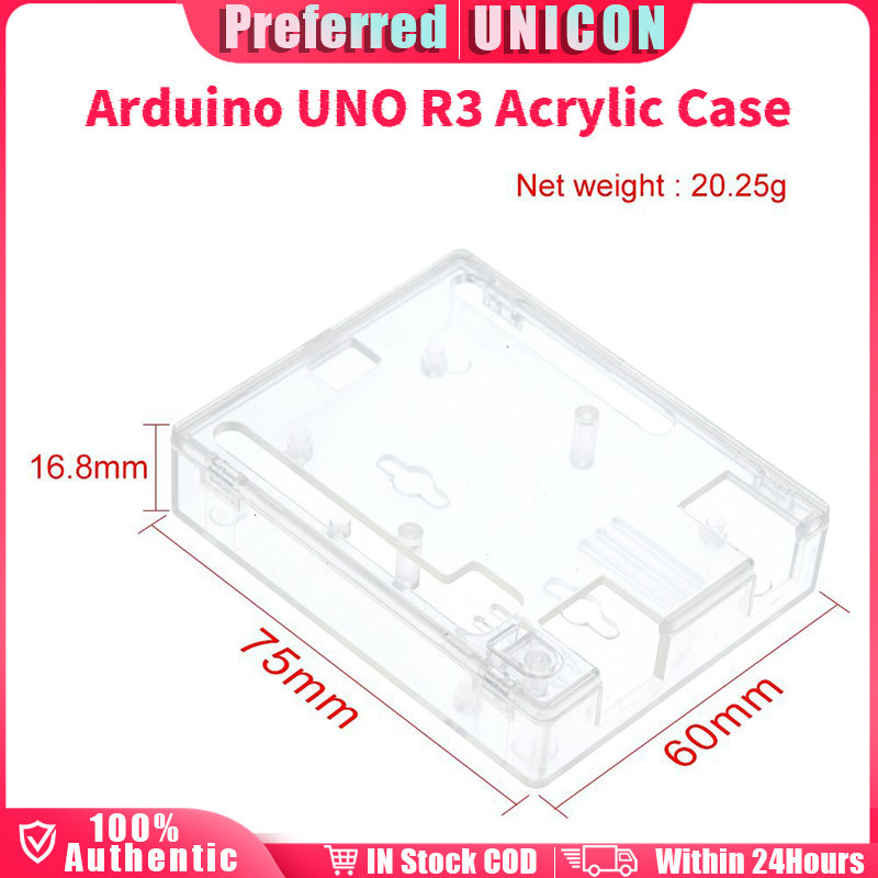 Arduino Uno R3 Case Protective Enclosure Acrylic Computer Box For Arduino Uno R3 Shopee