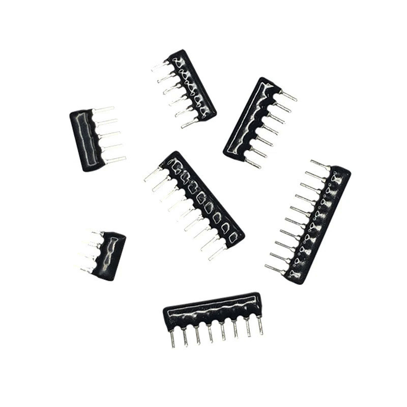 10pcs/lot 8PIN exclusion Network Resistor array 220 330 470 510 1K 4.7K ...