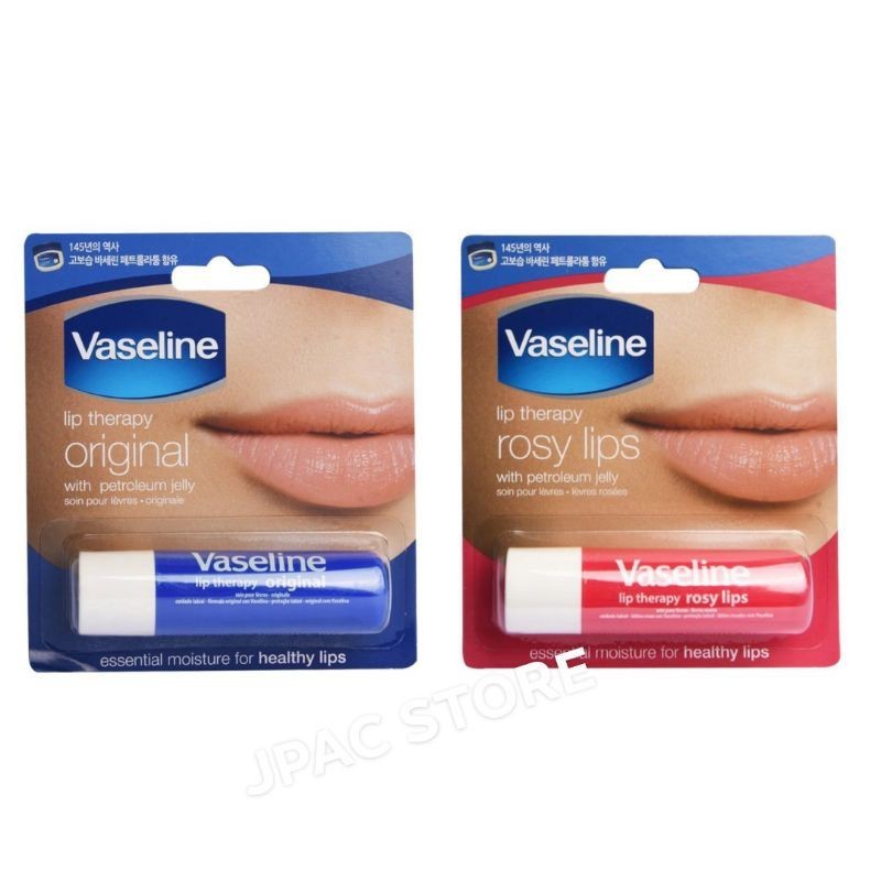 ♞Vaseline Lip Therapy Original 4.8g Stick / Rosy Lips w/ Petroleum Jelly 4.8g | Shopee Philippines