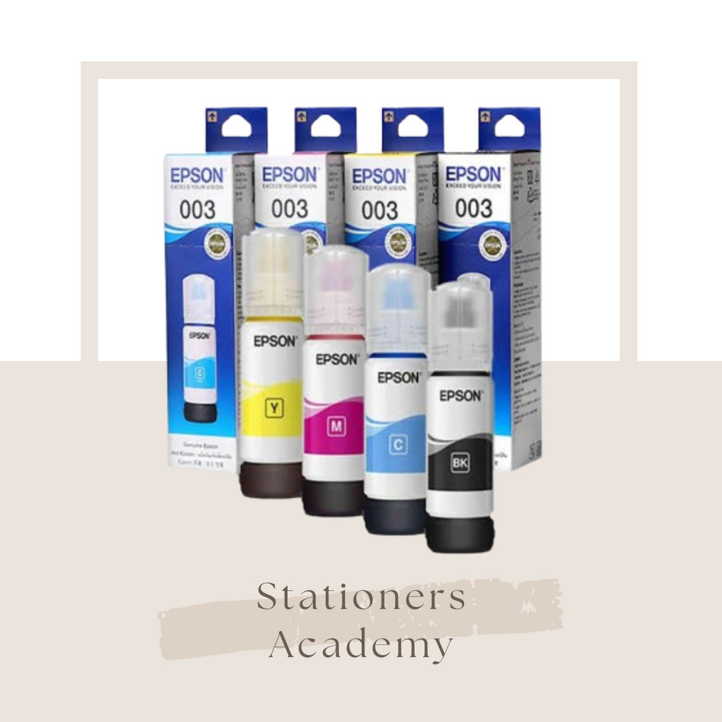 Epson 003 ORIGINAL Genuine REFILL INK 65ml - L1110 / L3100 / L3101 ...