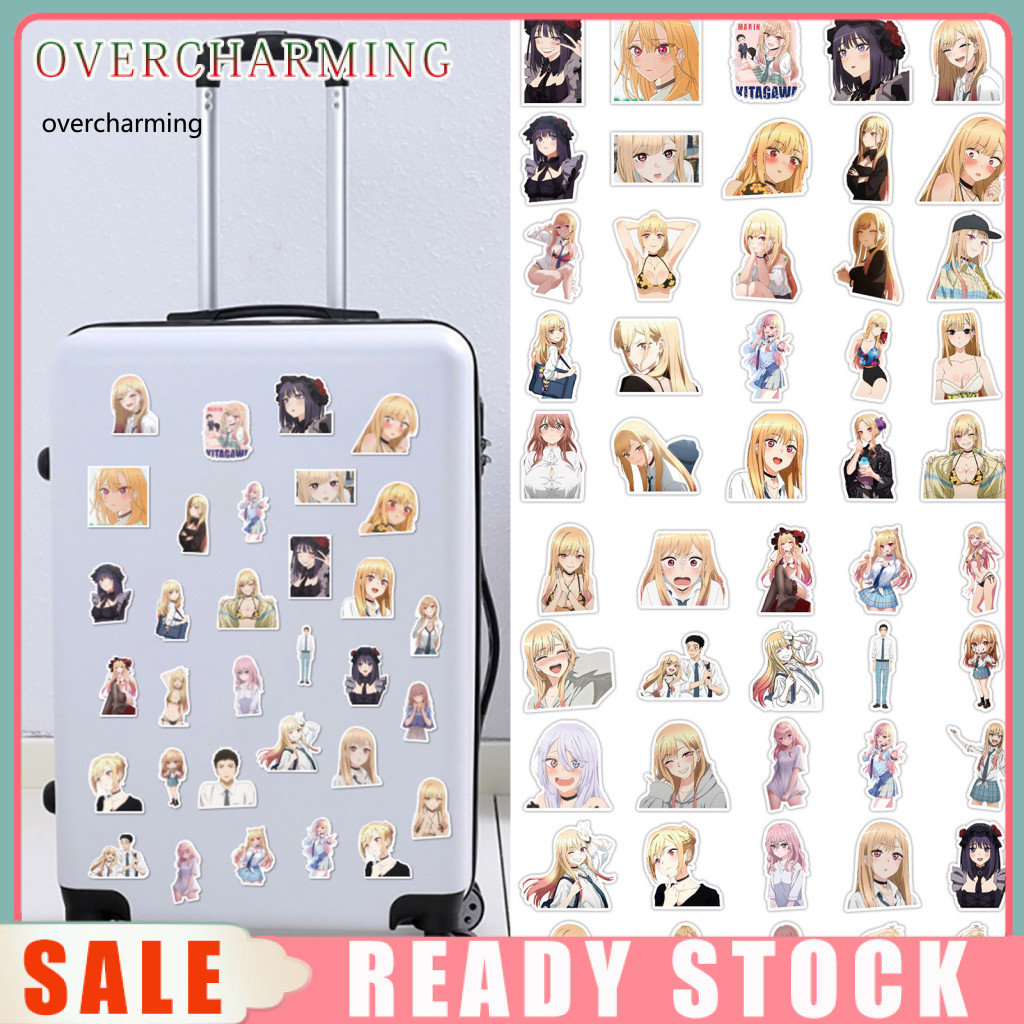 50Pcs Cartoon Stickers Japan Anime My Dress Up Darling Cute Girl Decal ...
