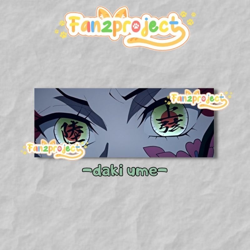 STICKER SLAP ️ DAKI UME KIMETSU NO YAIBA - Protective Lamination ...