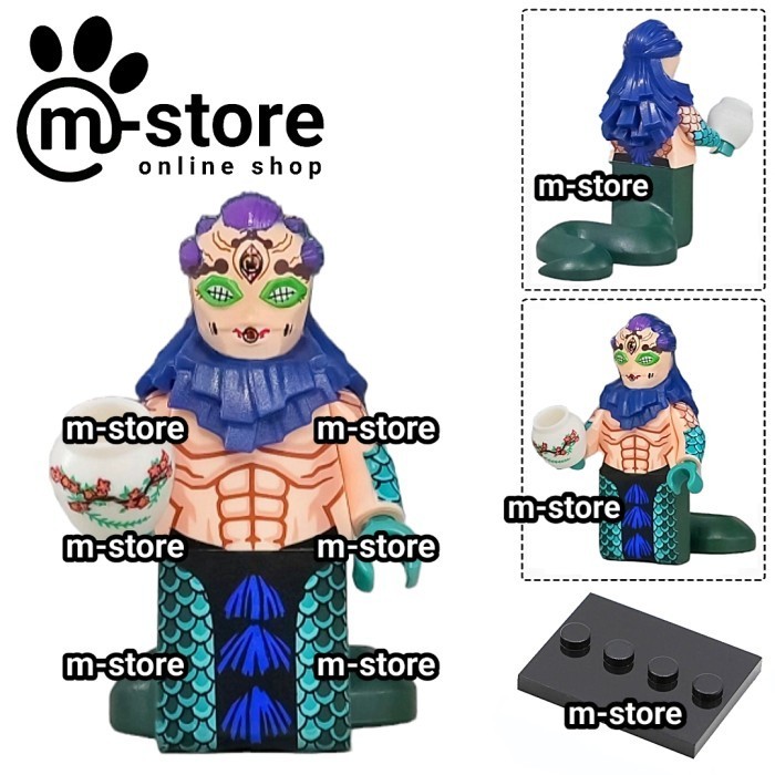 Brick demon slayer kimetsu no yaiba gyko mini toy figure | Shopee ...