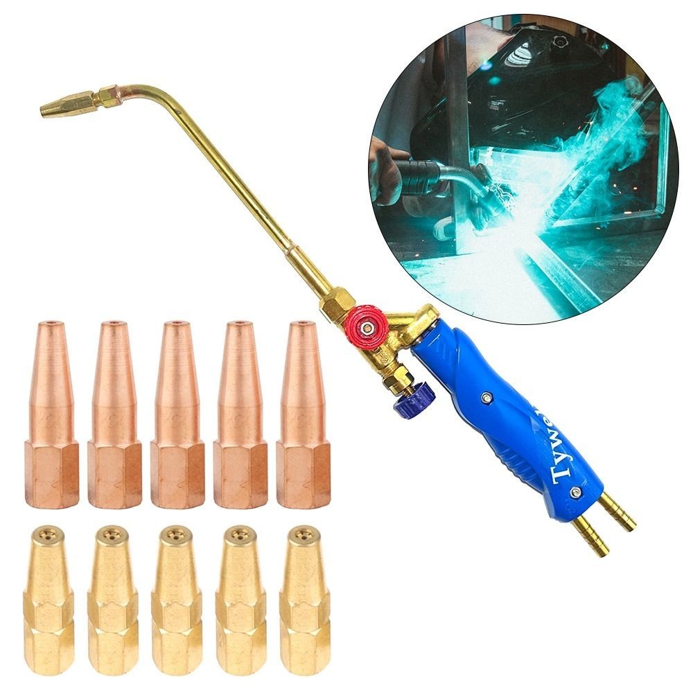 5pcs Durable Welding Accessory Propane Acetylene Pure Copper Torch Tip ...
