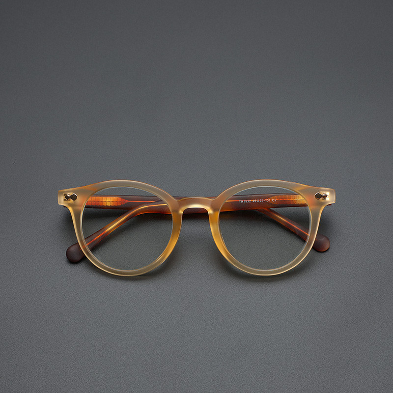 Matte Korean Optical Glasses Frame Men Women Frosted Vintage Eyeglasses ...