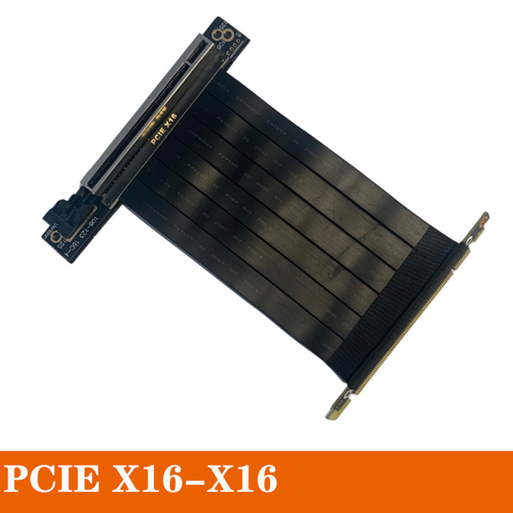 JMT PCIe 3.0 4X 8X 16X Graphics Card GPU Extension Cable 90 Degree PCI ...