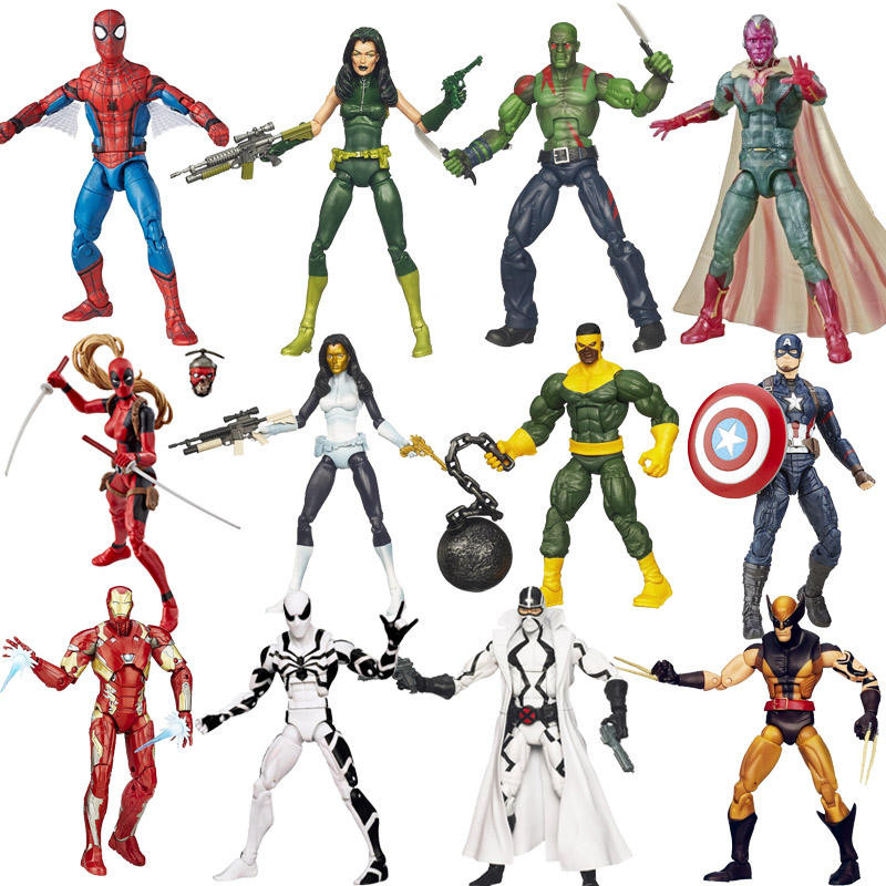 No Box Hasbro Marvel Legends Spider-Man Vision Iron Man Deadpool 6 ...