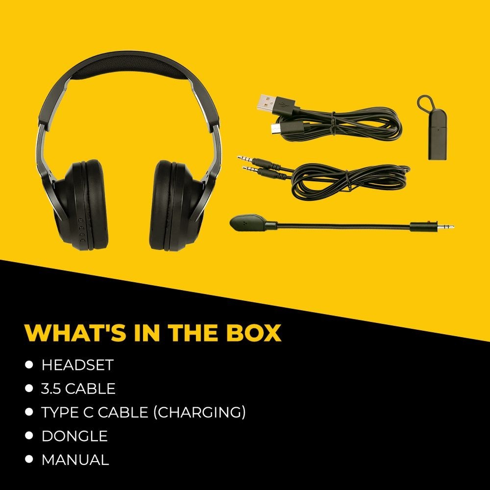 RAKK LIMAYA/ LIMAYA + Trimode RGB Gaming Wireless Headset| Black ...