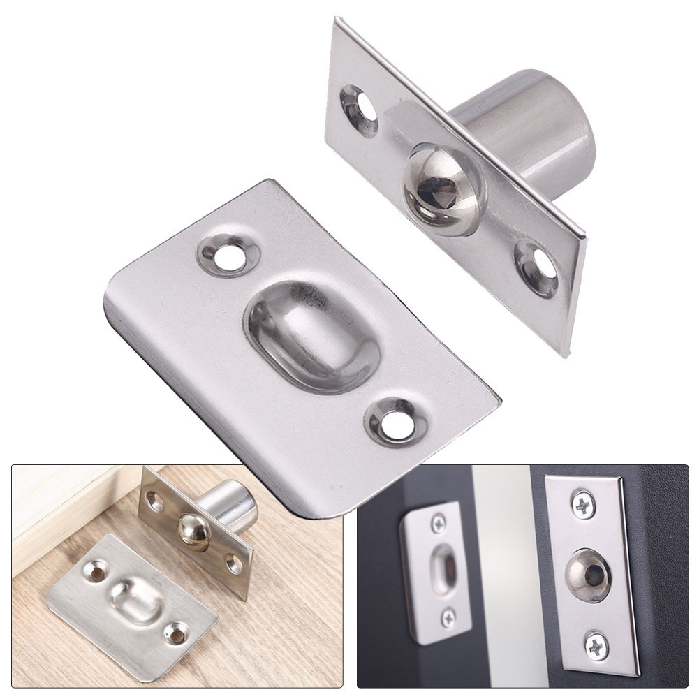 Adjustable Door-Roller Catch Mortice Lock Spring Loaded Ball Latch Lock ...
