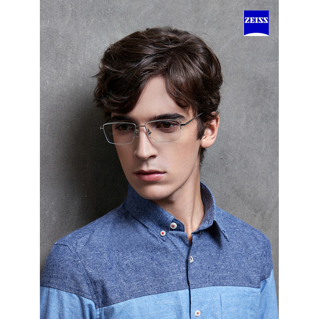 ZEISS Pure Titanium Spectacle ZS22113 Non-allergic Titanium Frame Light ...