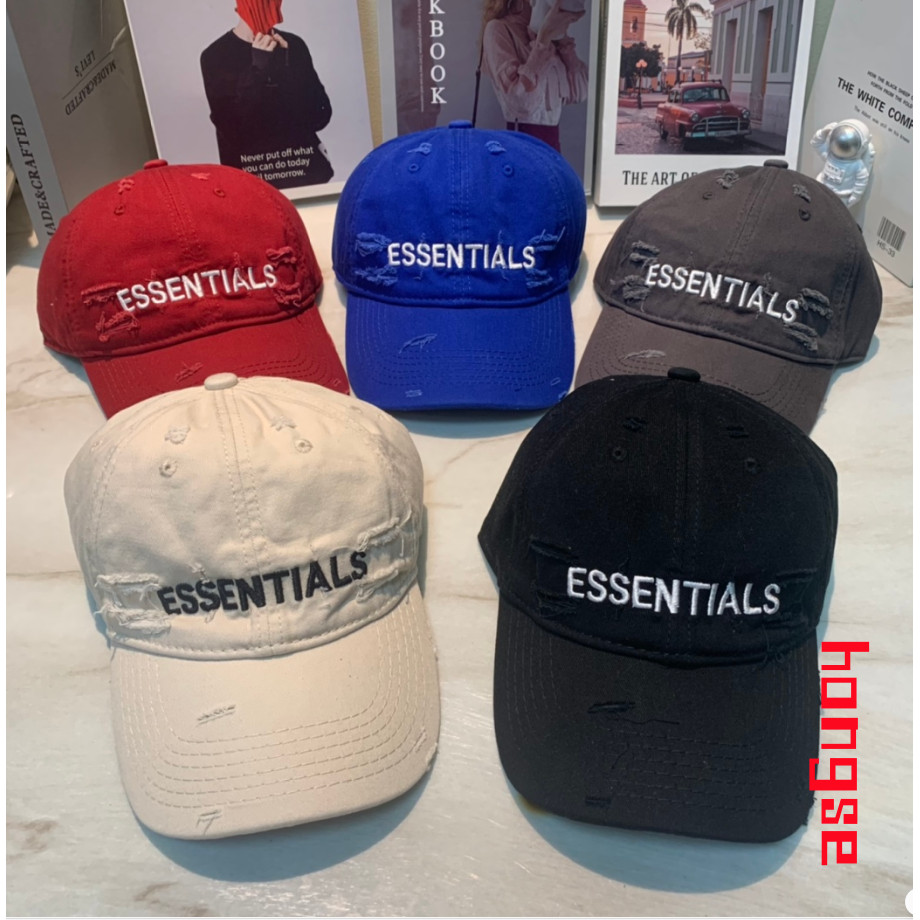 Essentials perforated duckbill caps for men and women summer baseball ...