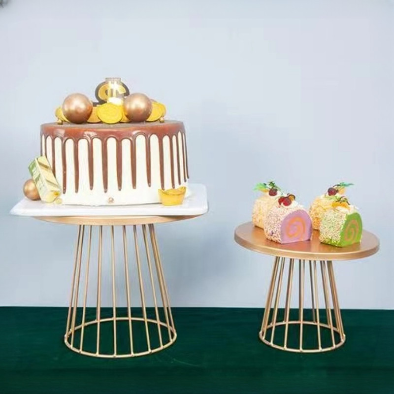 Nordic Cake Stand Metal Dessert Display Stand For Birthday Party ...