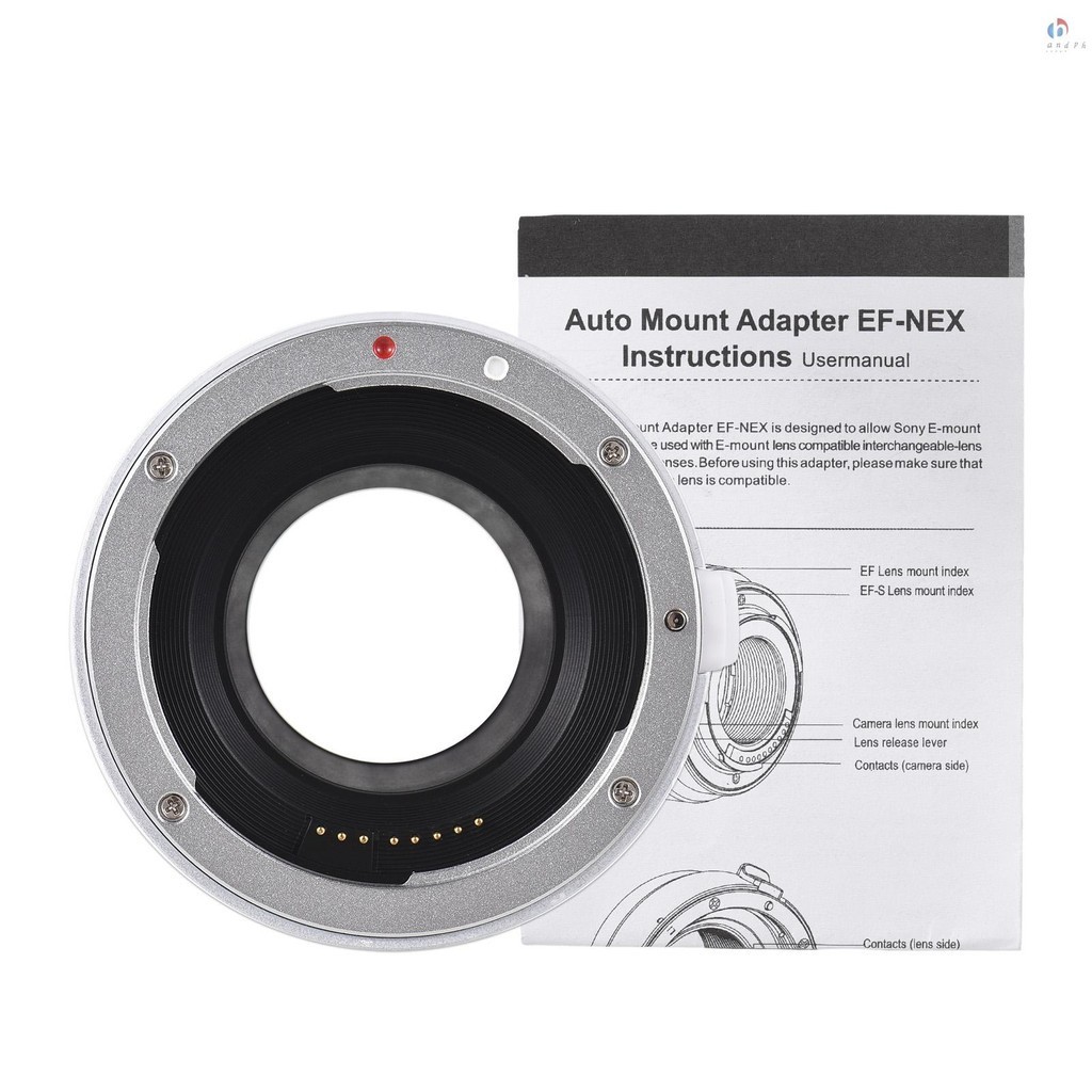 Andph Andoer EF-EOSM Lens Mount Adapter Support Auto-Exposure Auto-Focus and Auto-Aperture for ...