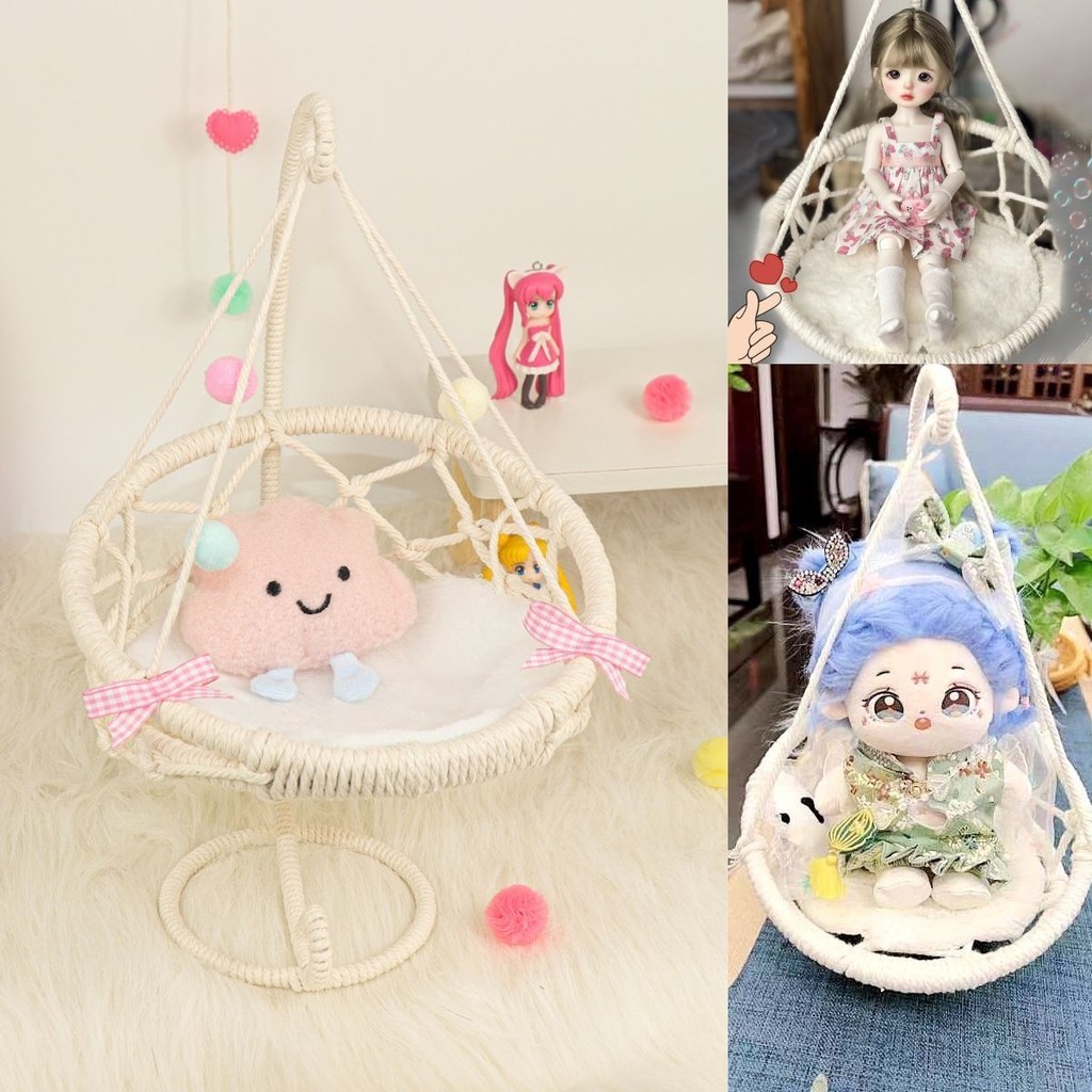Bjd doll 1/6 Cotton Doll Special Hanging Chair Hand-Woven Hammock ...