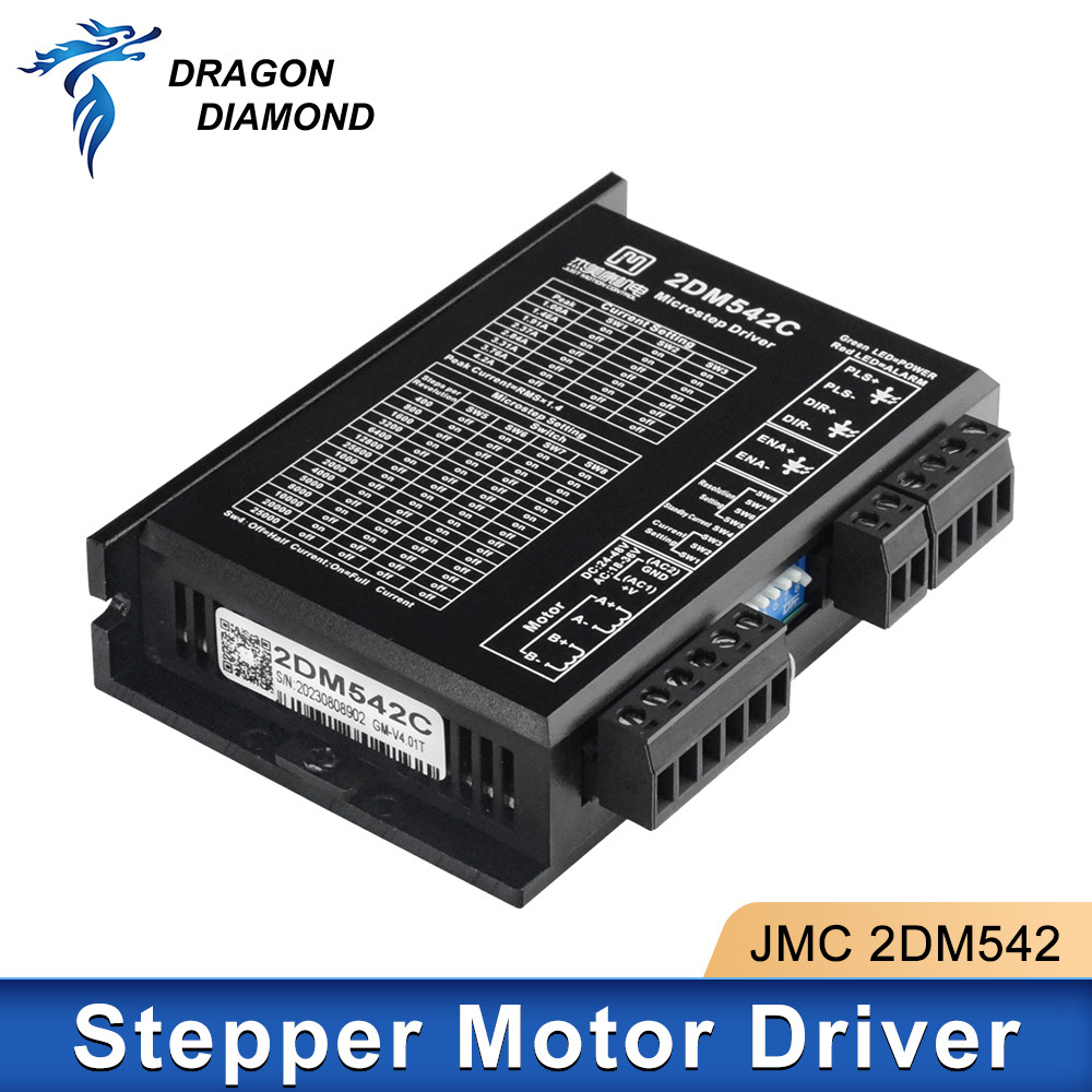 JMC 2DM542C Stepper Motor Driver Nema 23 2-Phase Output 24-48VDC Hybrid ...
