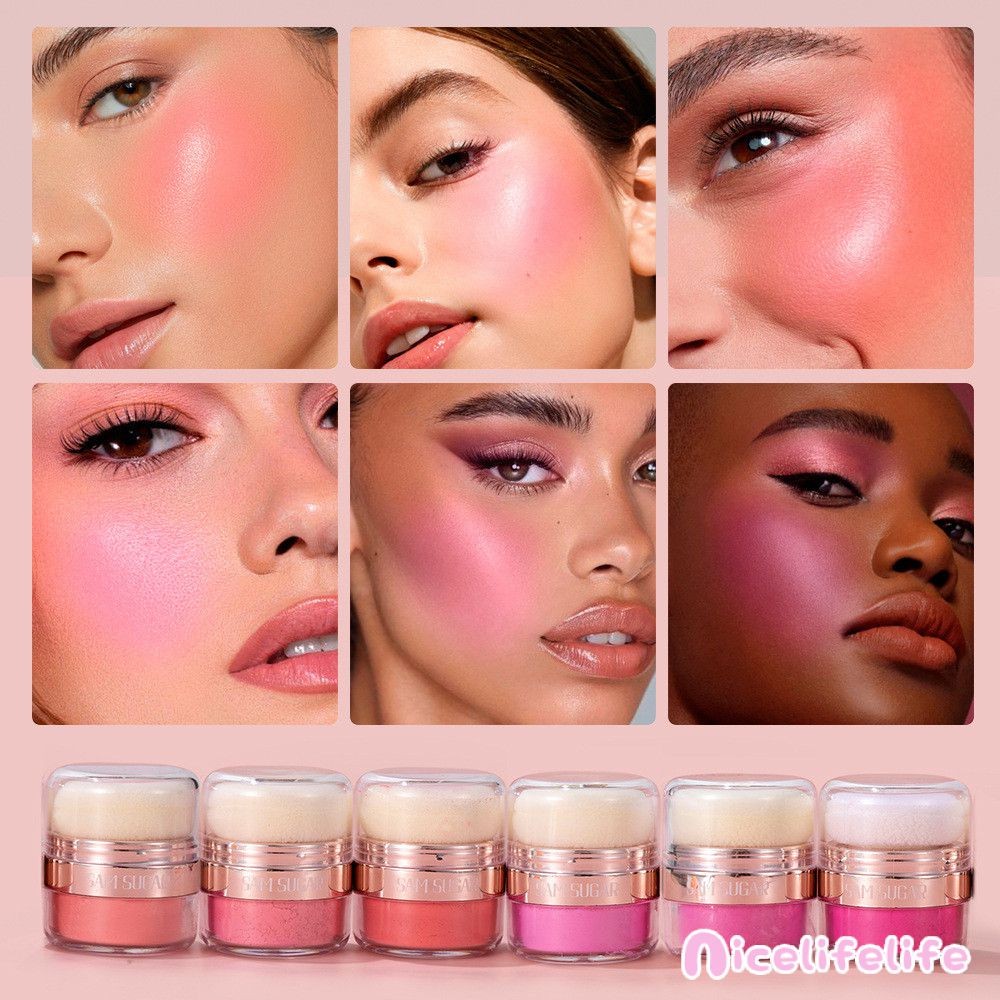 Brightening Blush Nature Smooth High Gloss Single Color Blush Fit Color ...