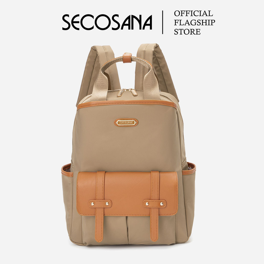 SECOSANA Allenie Plain Laptop Backpack | Shopee Philippines
