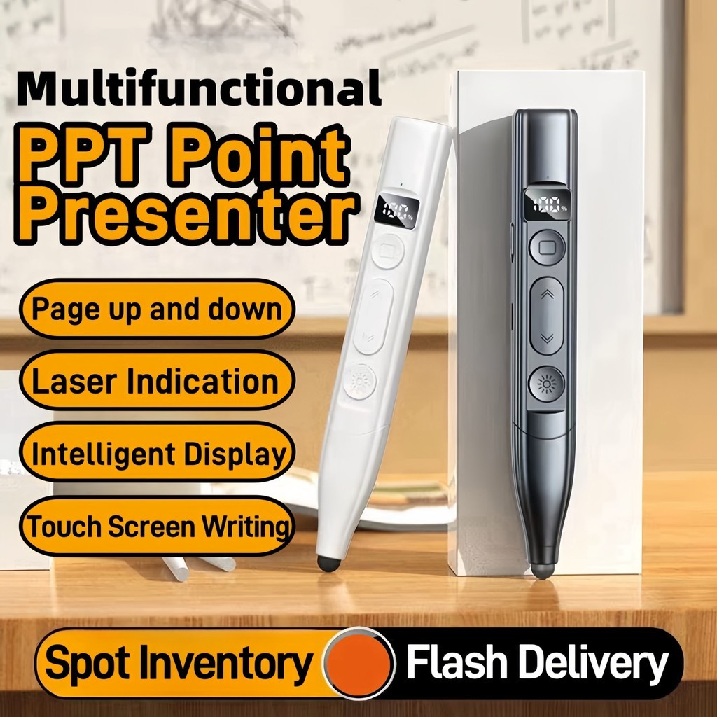 PPT Presenter Electronic Whiteboard Writing Pen Multi-function Wireless ...