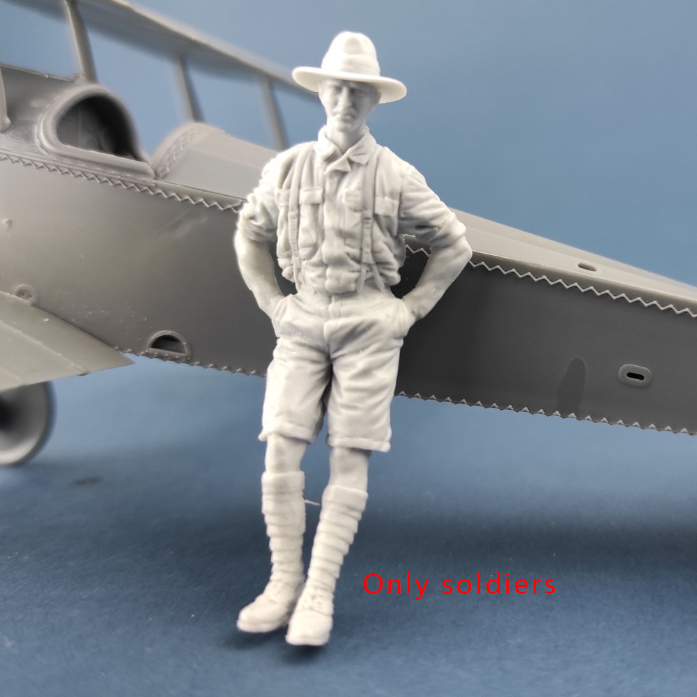 1/32 Aussie Digger, pilot, Resin Model figure soldier, Military themes ...