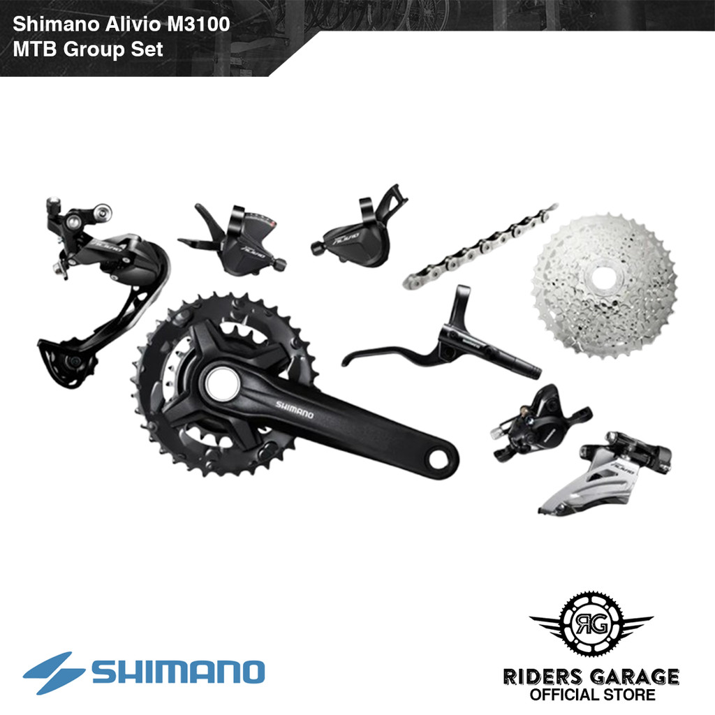 Shimano Alivio M3100 MTB Groupset | Shopee Philippines