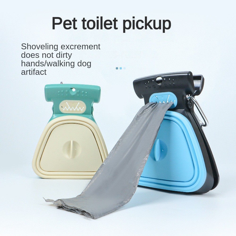 Dog Poop Picker Portable Foldable Dog Poop Scooper Pet Poop Shovel with ...