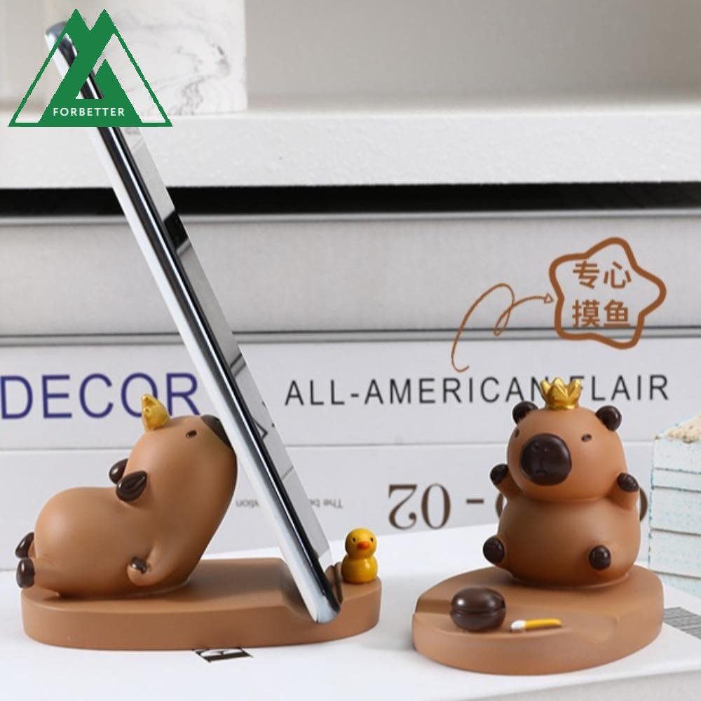 FORBETTER Capybara Phone Holder, Figure Model Support Capybara Mobile ...