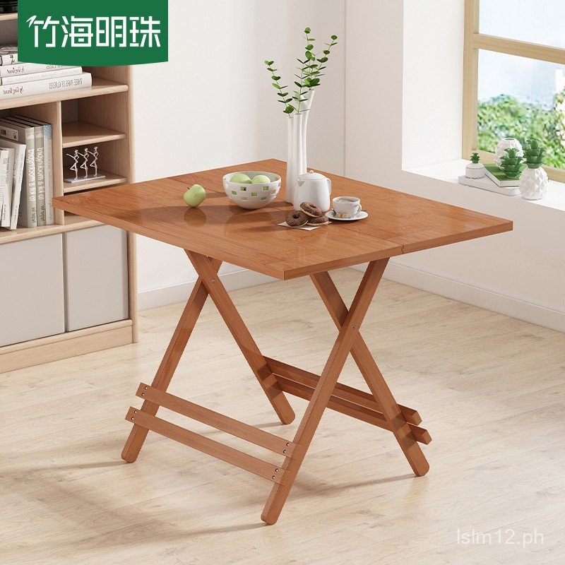 Folding Table for Home Outdoor Portable Dining Small Apartment Simple ...