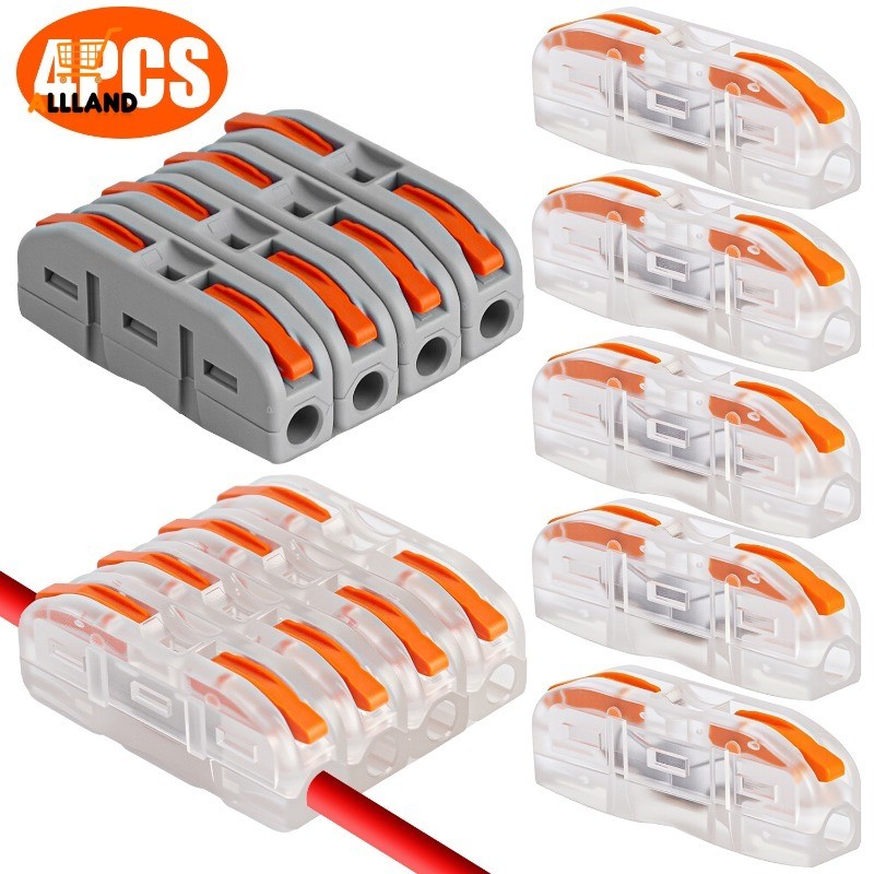 Lever Wire Connectors - 1 To 1 Inline Wire Connector - Combinable ...