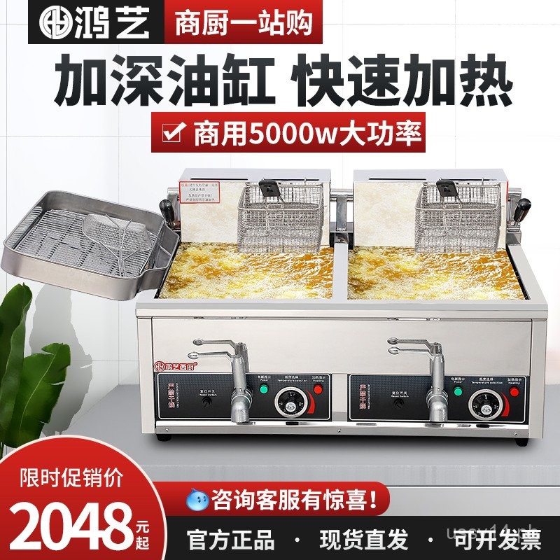 Hongyi Electric Fryer Commercial Electric Deep Fryer Constant ...