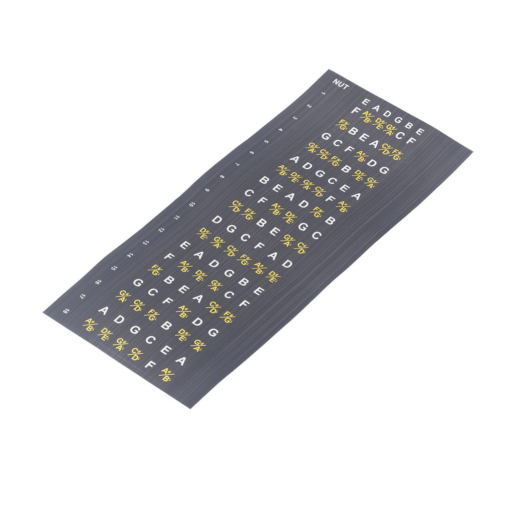 SPR-Guitar Fretboard Note Map Decals Stickers Acoustic Electric Guitar ...