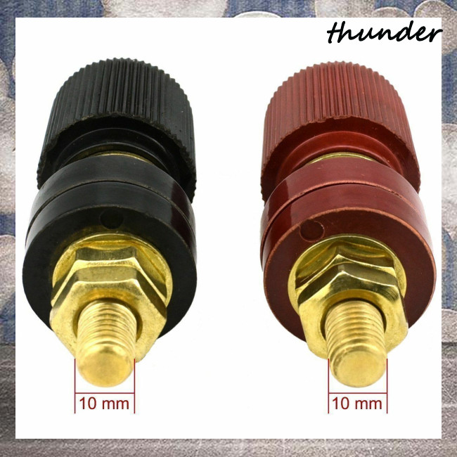 Authentic100%!! 2Pcs/Set 10mm Stud Premium Remote Battery Power Junction Post Connector Terminal ...