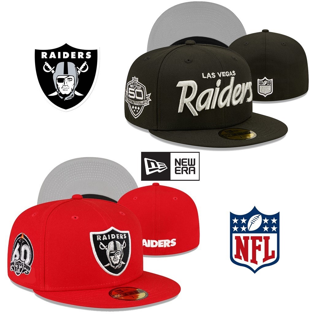 NFL Raider hat full seal non-adjustable big plate baseball New ...