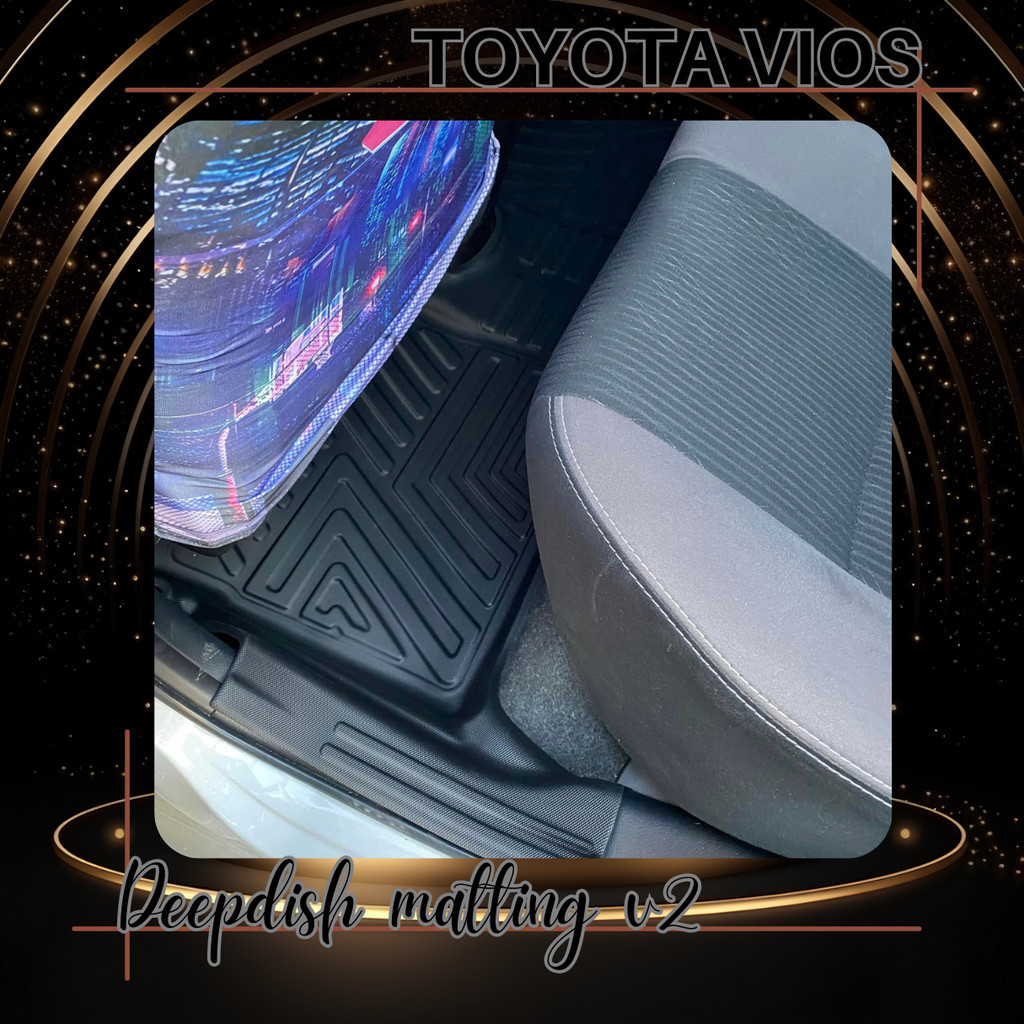 Toyota vios deepdish floor matting v2 | Shopee Philippines