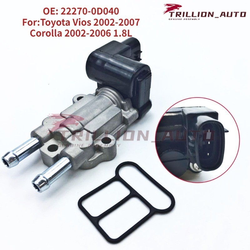 Idle Air Control Valve for Toyota Vios 2002-2007 / Corolla 2002-2006 1 ...
