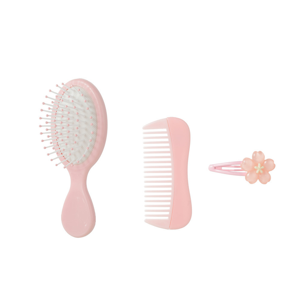 MINISO Sakura Blossom Series Mini Hair Brushes Set | Shopee Philippines