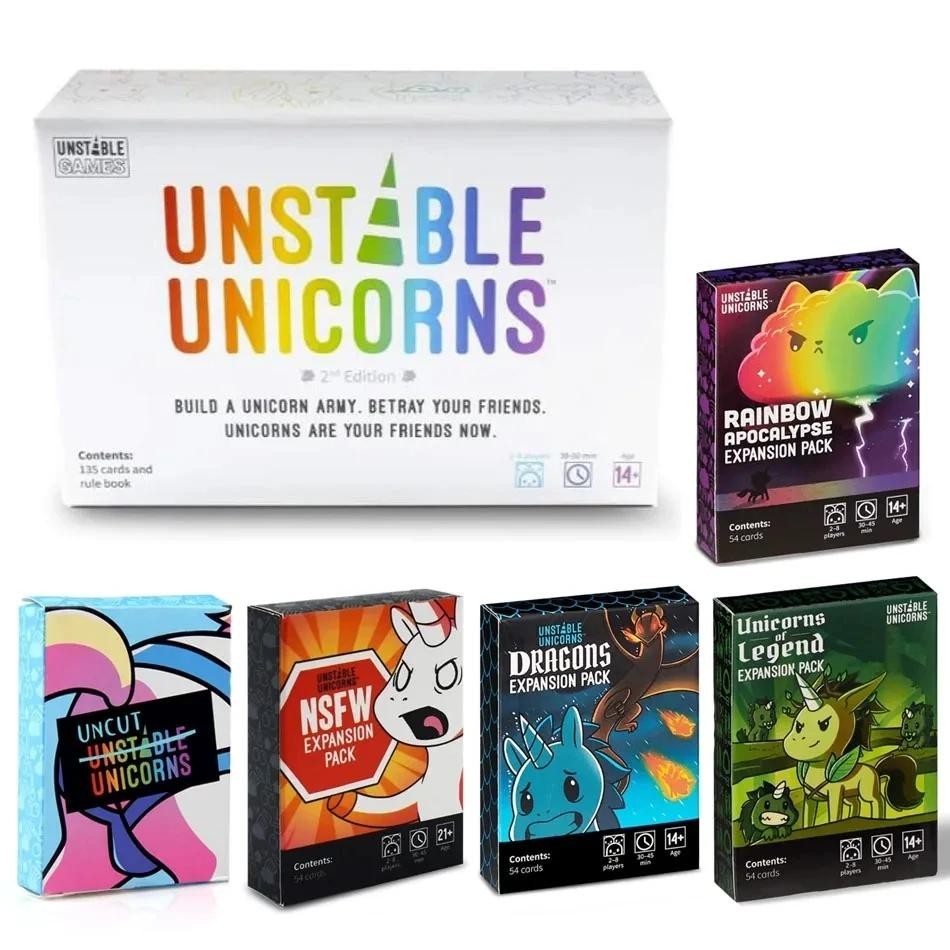 Unstable Unicorns Board English Family Party Expansion Basic version Of ...