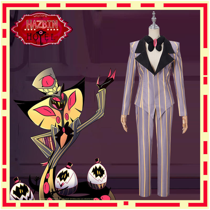 Hazbin Hotel Cos Sir Pentious Clothing Men S Uniform Daily Cosplay