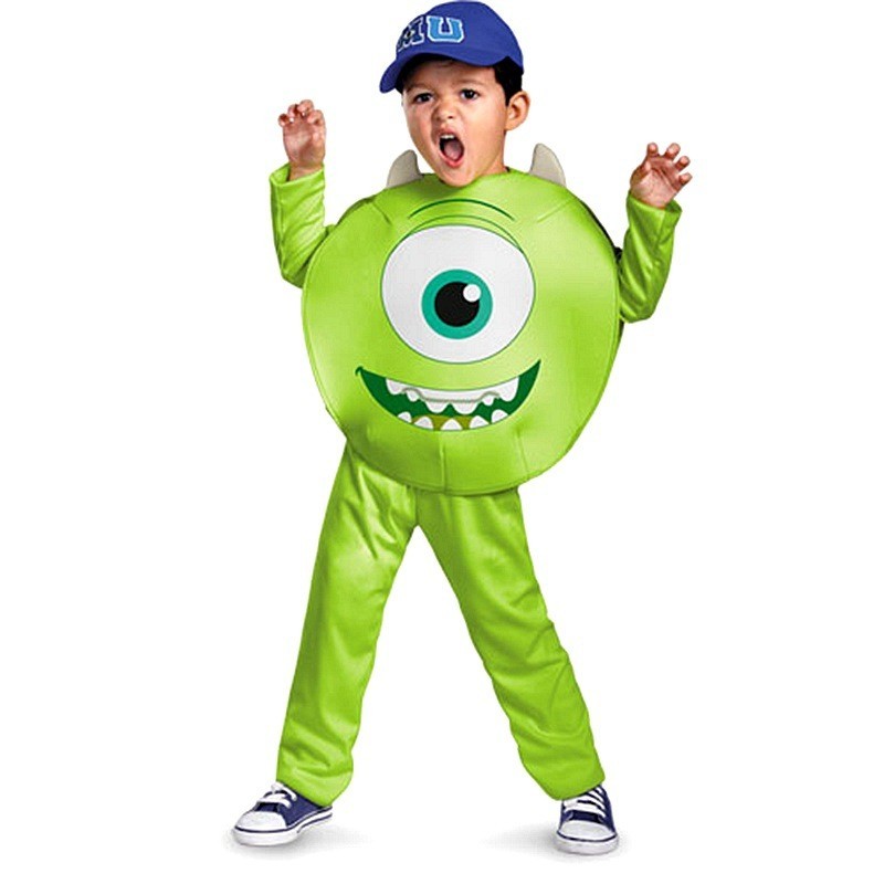 Halloween Prince Children's Costume COSPLAY Mike Wazowski Monsters ...