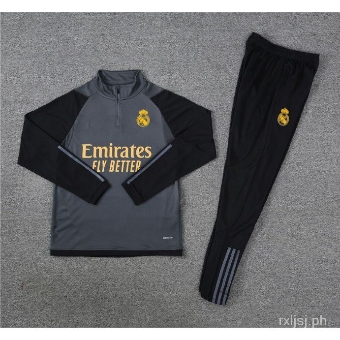 Football Training Suit Long Sleeve Home Jersey Real Madrid Bellingham ...