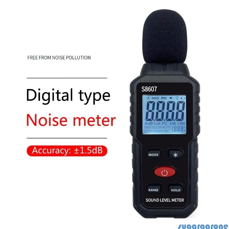 Sugar Sound Level Meter Digital Handheld-DB Meter Sonometros Noise ...